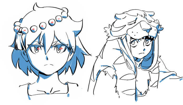 Trigger OP Pre-Production Art - Indivisible : Indivisible